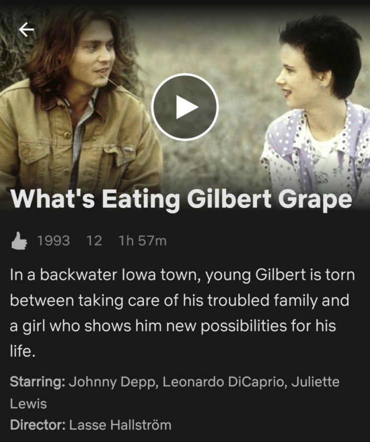 What"s eating Gilbert Grape 길버트 그레이프1993ㅡ영화 : 네이버 블로그