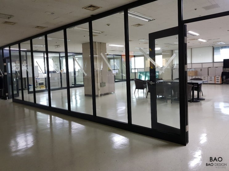 금천구 사무실 유리칸막이공사 : 네이버 블로그