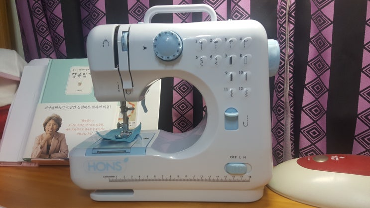 가성비 좋은 미니미싱 혼스 한땀한땀 미싱 실제 사용 후기(HSSM-1201) : 네이버 블로그