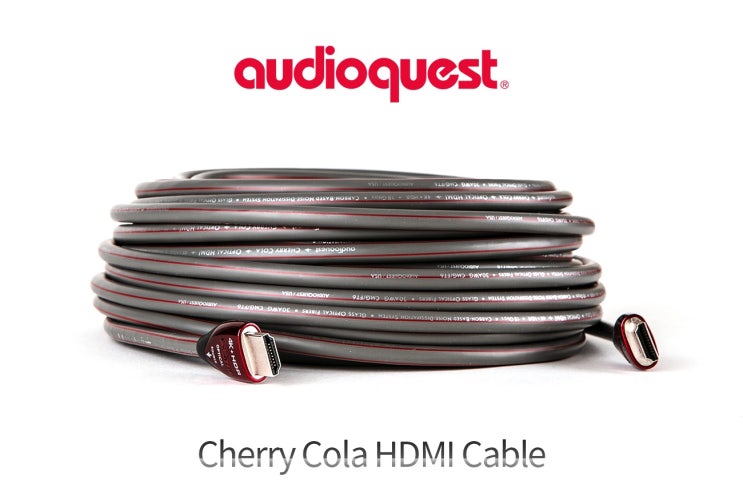 [리뷰]20m짜리 4K HDMI 광케이블의 참을 수 없는 유혹 AudioQuest Cherry Cola HDMI Cable ...
