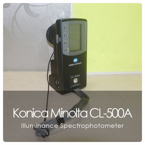 중고계측기 판매 매입 렌탈 미놀타 Konica Minolta CL-500A 분광조도계 Spectrophotometer 스펙트로 ...