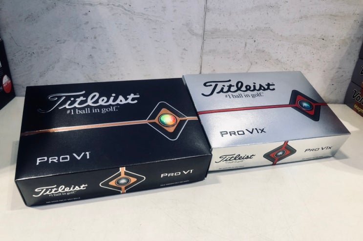 2019 타이틀리스트 PRO V1, PRO V1x 골프공 살펴보기 : 네이버 블로그