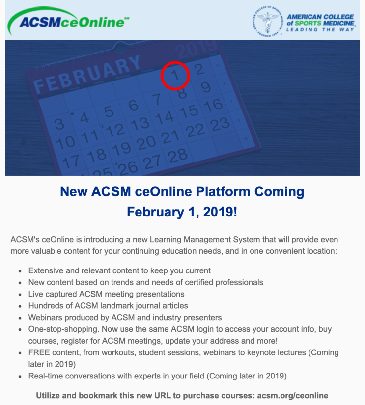 [ACSM] ACSM-CEP 자격유지를 위한 New CEC Online : 네이버 블로그