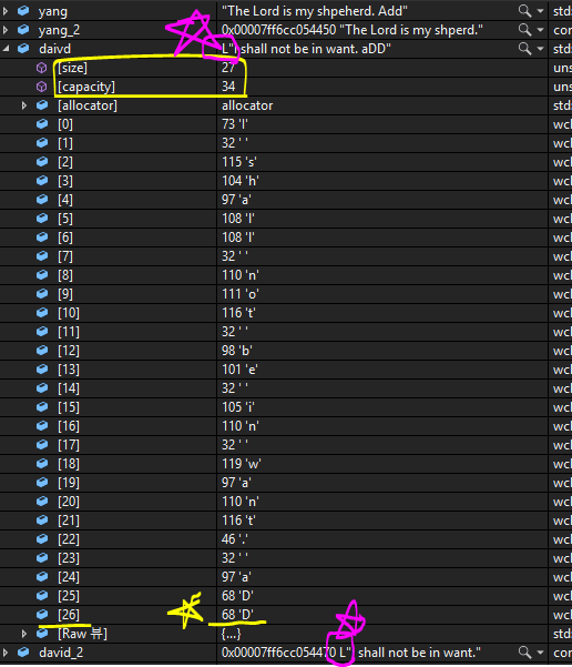string | const char* 그리고 wstring | wchar_t : 네이버 블로그
