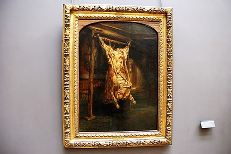 렘브란트(Rembrandt) - 도살된 소(Slaughtered Ox), Musee du Louvre : 네이버 블로그