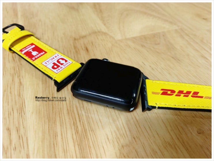 DHL × CASETiFY 콜라보레이션 Applewatch Strap 구매 : 네이버 블로그