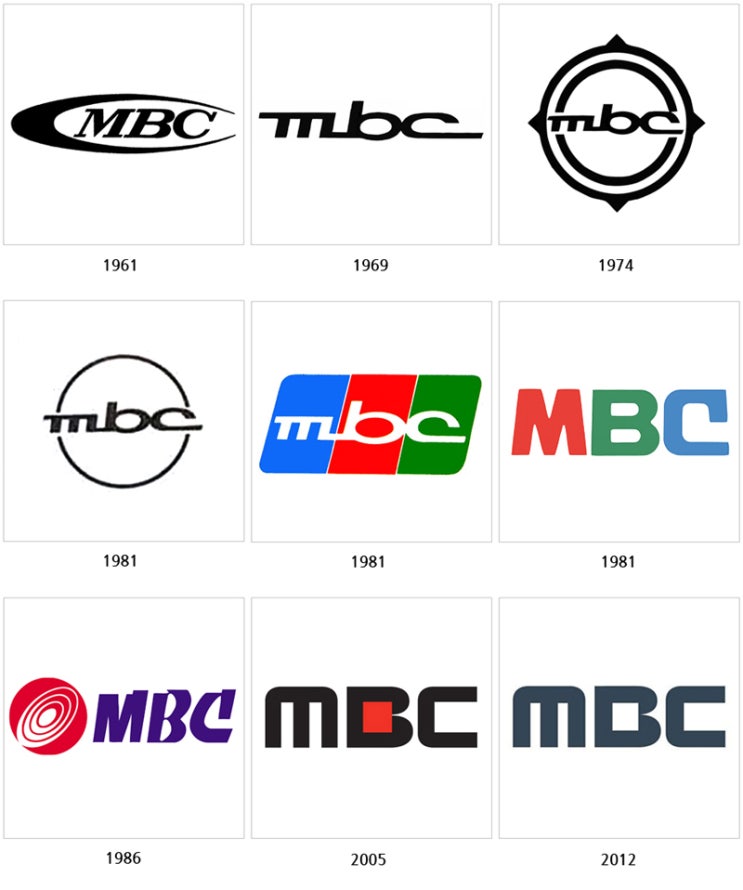 새로움을 탐험하다 MBC 문화방송 CI 디자인 컨셉 및 의미 변천사 : 네이버 블로그