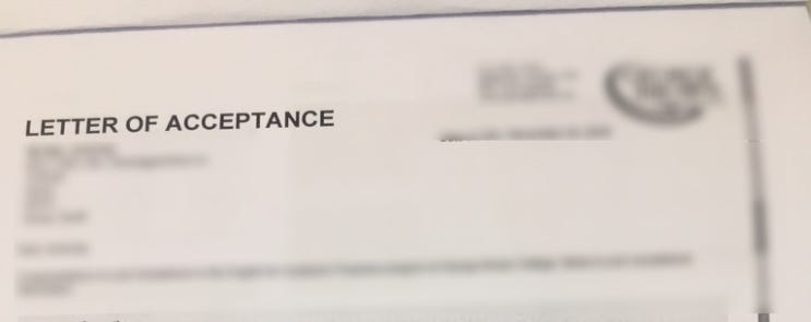 [마포, 공덕역] 입학허가서 [Letter of Acceptance] 번역하다. : 네이버 블로그