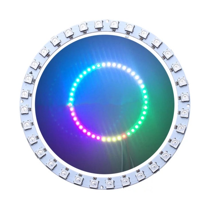 WS2812B Pixel Ring 1/8/12/16/24/32 LEDs WS2812 5050 RGB LED Ring 1 ...
