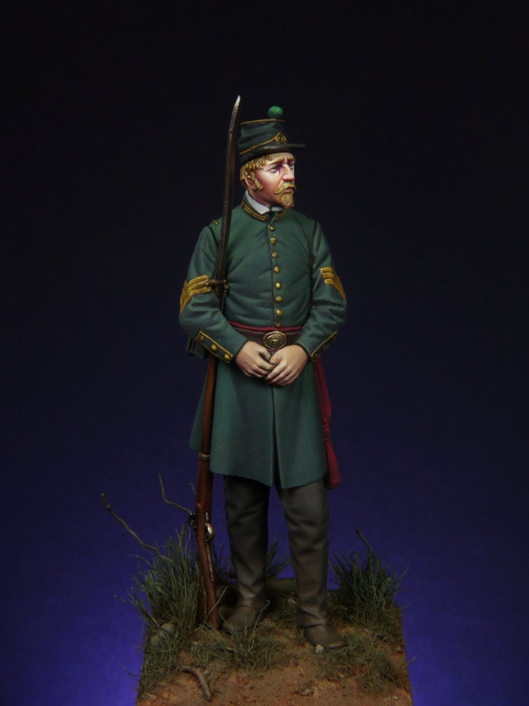 페르난도 루이즈의 페인팅 다이어리 part.2 Sergeant, 5th Georgia “Clinch Rifles”, 1861 A ...