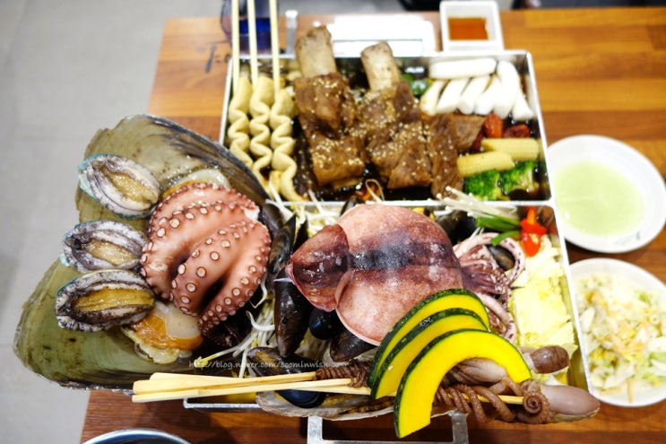 신중동 맛집 갈비와 조개찜 같이 먹은 인기명 부천중동점 네이버 블로그