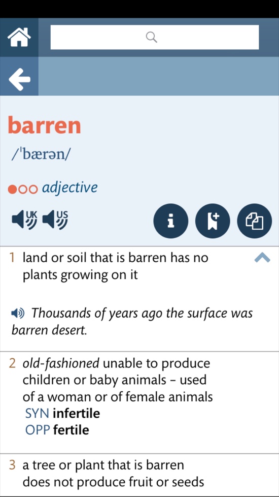 토익필수어휘 3971: barren : 네이버 블로그