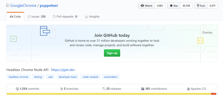 [Node.js] Puppeteer 모듈 - 크롬 브라우저를 제어하는 API : 네이버 블로그