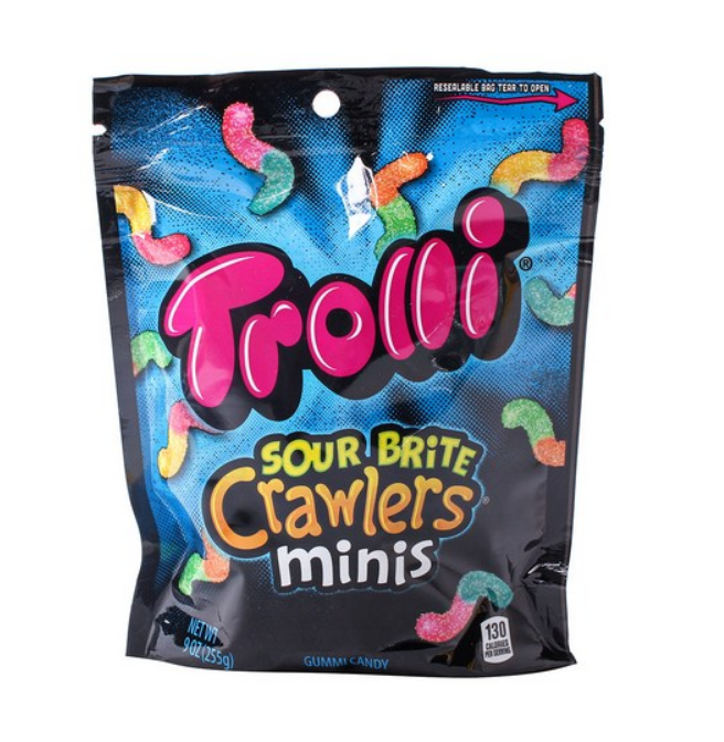 Trolli 트롤리 사워 브라이트 크롤러 미니 255g - 네이버최저가보다 78%할인! : 네이버 블로그