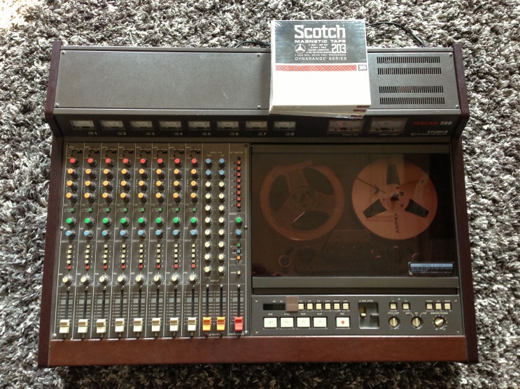 TASCAM 388 Studio 8 1/4" 8 Track Tape Recorder + Mixer : 네이버 블로그