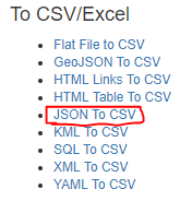 각종 데이터 변환 온라인 사이트 json to excel : 네이버 블로그
