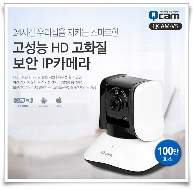서진네트웍스 100만화소 IP카메라 QCAM-V5 : 네이버 블로그