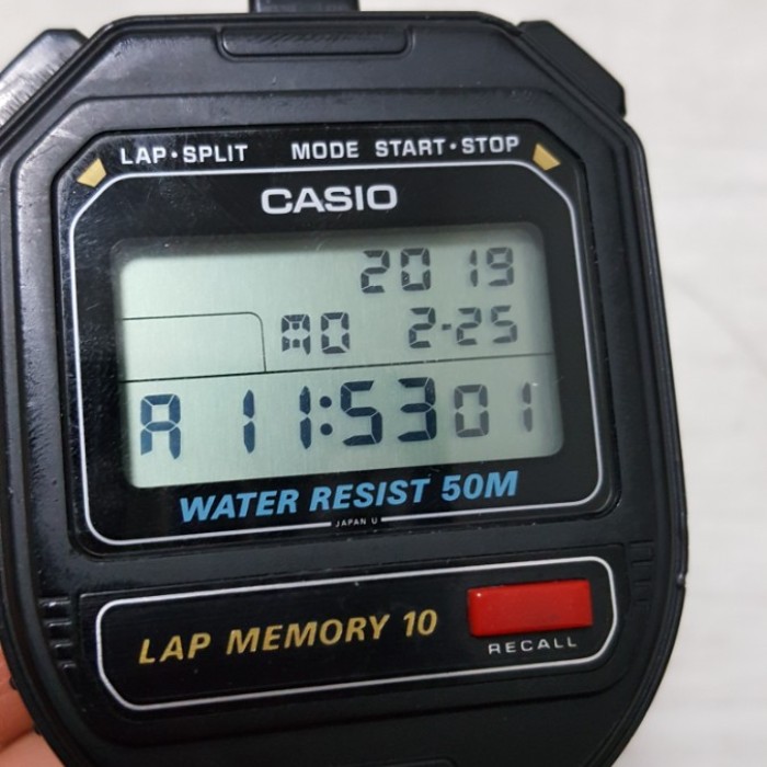 번개장터 카시오 스탑워치 hs-30w 택포 20000원에 팝니다 : 네이버 블로그
