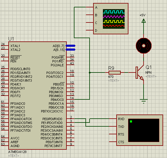 UART 통신 - ATmega128 Fast PWM 파형 출력 : 네이버 블로그