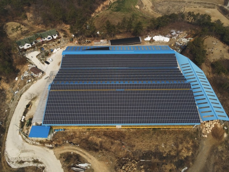 함평군 월야면 포스맥[POSMAC] 지붕형 구조물 시공현장[750KW] : 네이버 블로그