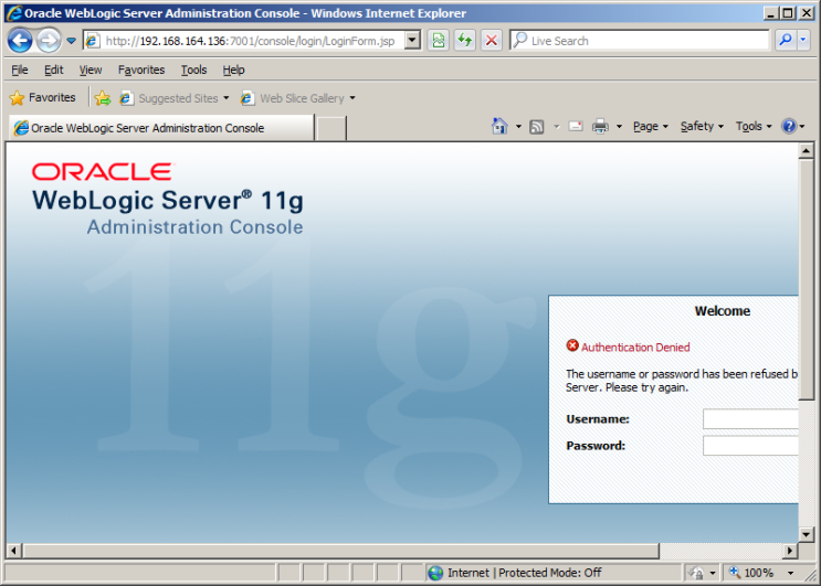 WebLogic 관리콘솔 비번분실 : 네이버 블로그