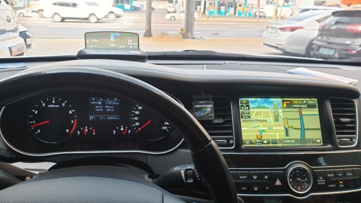 2014년 더 뉴 K7 차량에도 폰터스 HUD H1000 장착이 가능합니다. 대구 허드 : 네이버 블로그