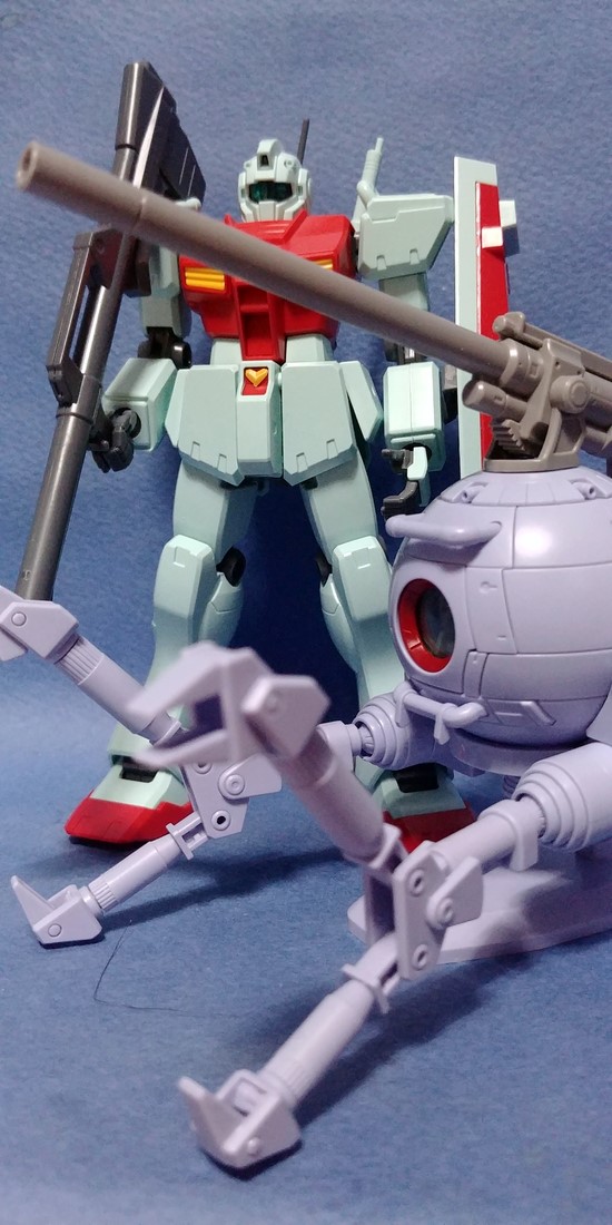 [클럽G] HGUC RGM-79C 짐 카이 (우주형) & RB-79C 볼 개량형 : 네이버 블로그