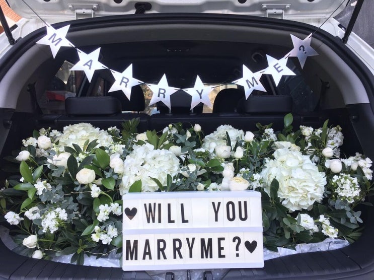 [doflora 합정역꽃집 꽃공방] 두플로라 트렁크프로포즈 홍대꽃집 : 네이버 블로그