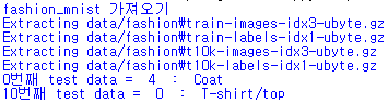 [TensorFlow] Fashion-MNIST : 네이버 블로그