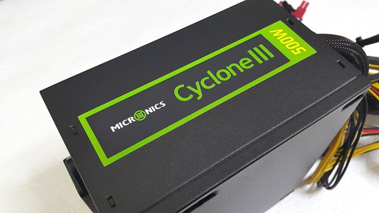 마이크로닉스 Cyclone III 500W After Cooling 파워서플라이 : 네이버 블로그