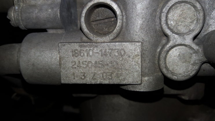 [2004 르노삼성 SM520 LPG PARTS] LPG용 믹서(스로틀밸브) 품번 : 네이버 블로그