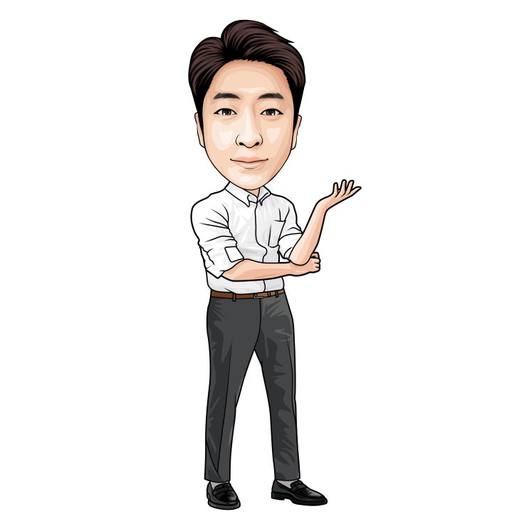 기아자동차 캐리커쳐 명함 디자인 제작 네이버 블로그