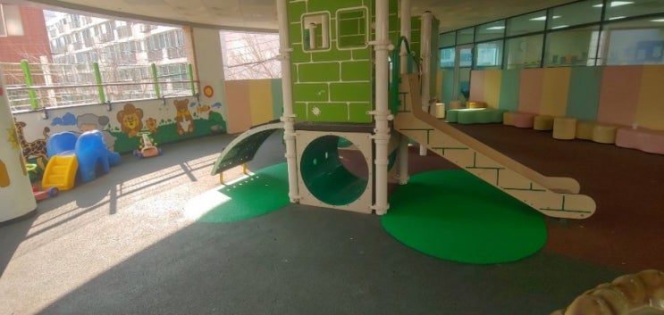 부산친환경탄성고무칩포장보수 부산 연제구 거제사회종합복지관 어린이놀이터 탄성보강공사 Dh인프라 네이버 블로그