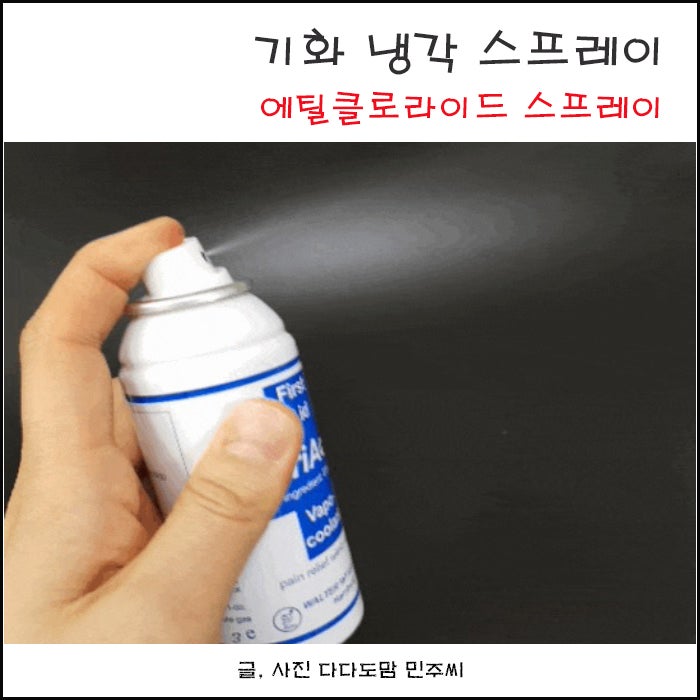 피부아토피엔 냉각스프레이 월터리터 에틸클로라이드 : 네이버 블로그