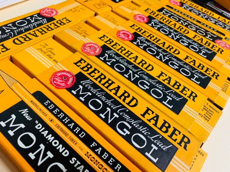 [빈티지연필]에버하드 파버 몽골 482(Eberhard faber mongol 482) : 네이버 블로그