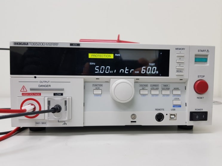 기쿠수이 TOS5200 교류 내전압시험기 (AC 5kV) 중고판매 및 렌탈 : 네이버 블로그