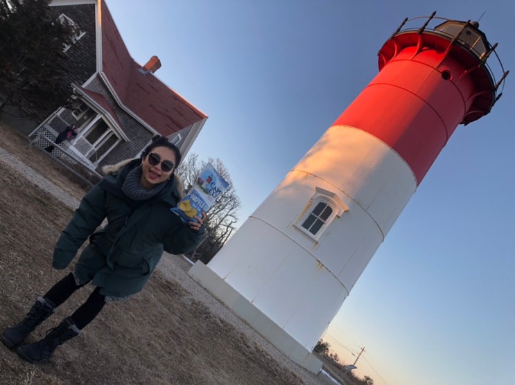미국 감자칩 cape cod chips 봉지에 있는 그 등대! Nauset lighthouse 너셋 라이트 하우스! 보스턴 프로 ...
