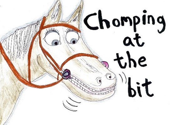 chomp at the bit : 네이버 블로그