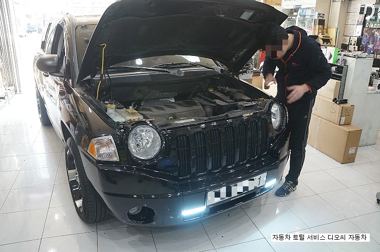 지프 Jeep 컴패스 라이트 전조등 미등 안개등 화이트 Led 작업 데이라이트drl 주간주행등 작업 수입차