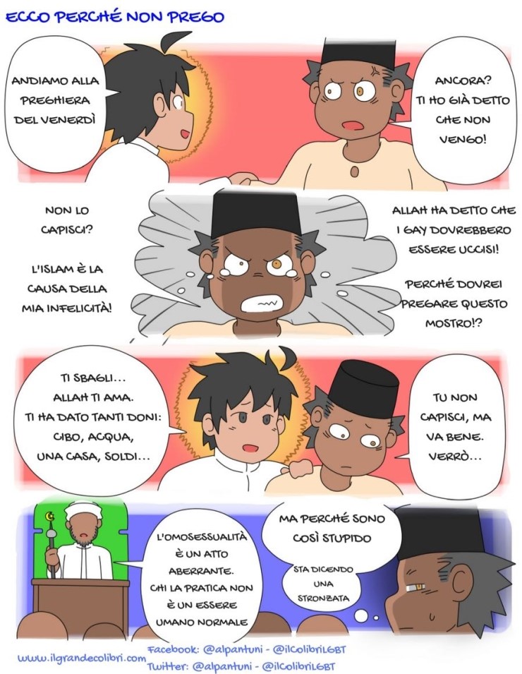 말레이시아 게이 무슬림 알판투니가 특별히 울분을 토하며 그린 만화 : 네이버 블로그