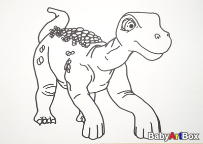 공룡 그리기 '살타사우르스' Drawing Dinosaur 'Saltasaurus' coloring page♥ : 네이버 블로그