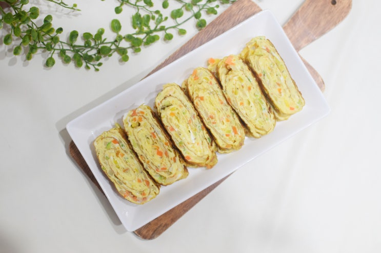 야채계란말이 레시피 도톰하게 아빠술안주 아이반찬 굿 네이버 블로그