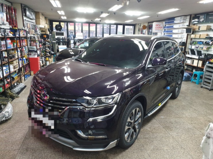 르노삼성자동차 QM6 신차를 인수하시고 오토갤러리를 방문해주신 고객님의 선택 파인뷰 LX2000 블랙박스 레이노썬팅 S7 열차단 필름시공 : 네이버 블로그