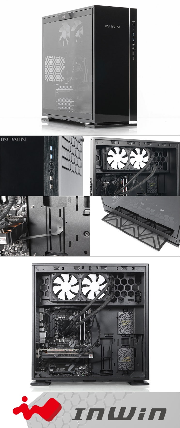 쿨엔조이 공식 리뷰 - 고급스러운 하이그로시! IN WIN 305 블랙 :) : 네이버 블로그