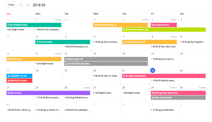 toast-ui calendar API 활용하기 : 네이버 블로그