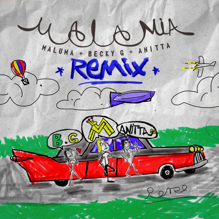 Maluma, Becky G & Anitta - Mala MÍa (Remix) : 네이버 블로그