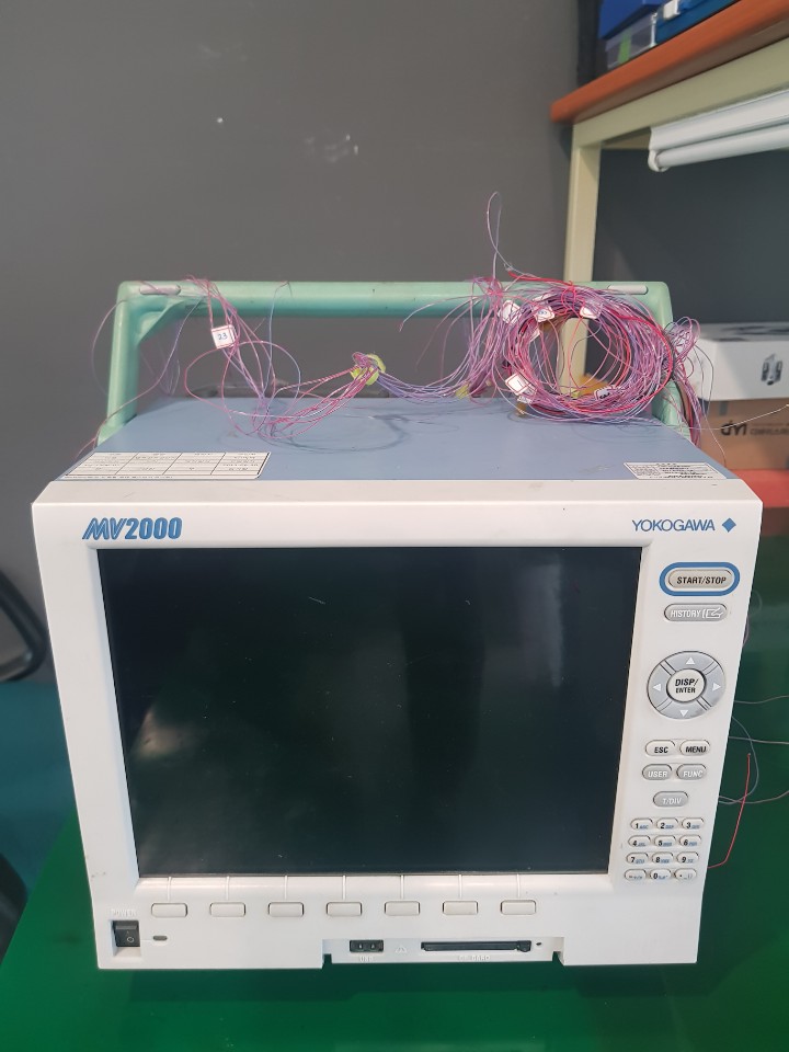 5 요꼬가와 전압전류 온도기록계 중고판매 MV2000 : 네이버 블로그