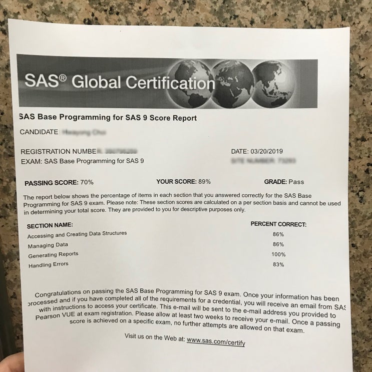 [SAS BASE]통계 자격증 일주일만에 따다 : 네이버 블로그