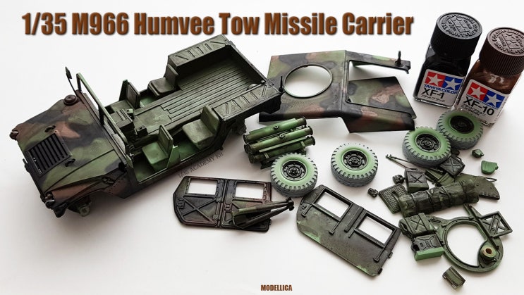 1/35 M966 Humvee Tow Missile Carrier - Wsahing : 네이버 블로그