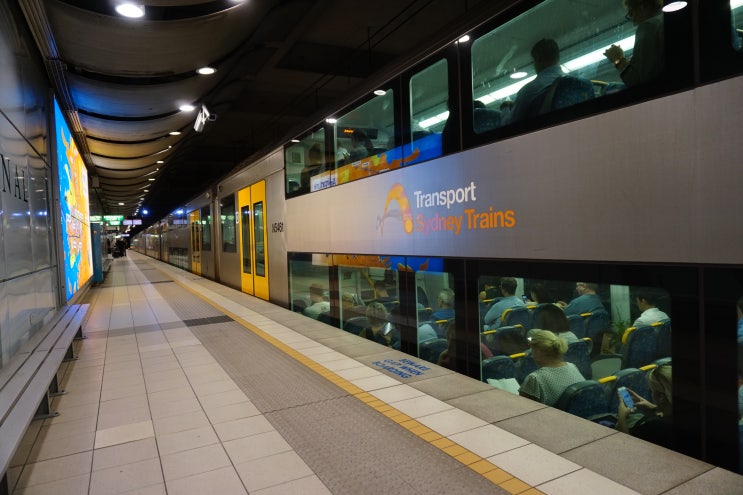 시드니여행 시드니시내에서 공항철도 타고 공항가는법 AirportLink Train T8 : 네이버 블로그